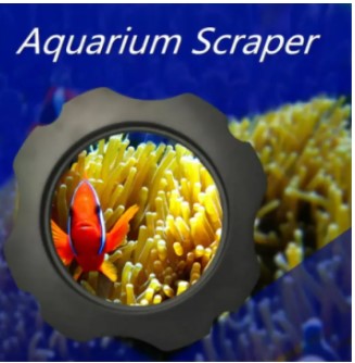 aquarium 2-in-1 aquarium glass cleaner magnifier coral viewer ...