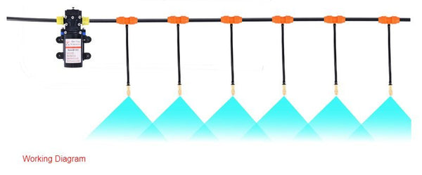 Multi purposes misting pump System ( For disinfection , gardening ect ...