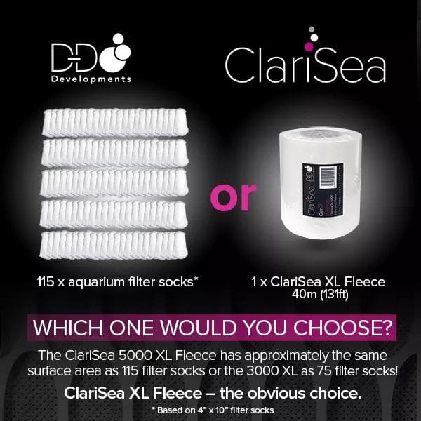 (New) ClariSea SK-3000/SK-5000 Gen 3 roller fleece filter – MyAquariumshops